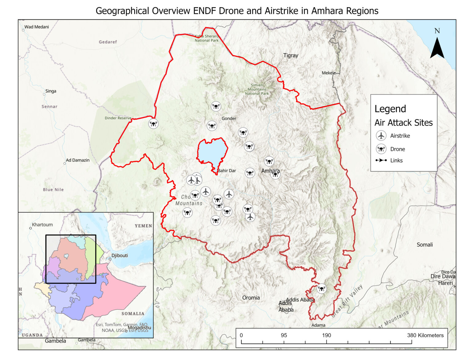 Ethiopian National Defense Forces (ENDF) Drone and Aerial Strikes in ...